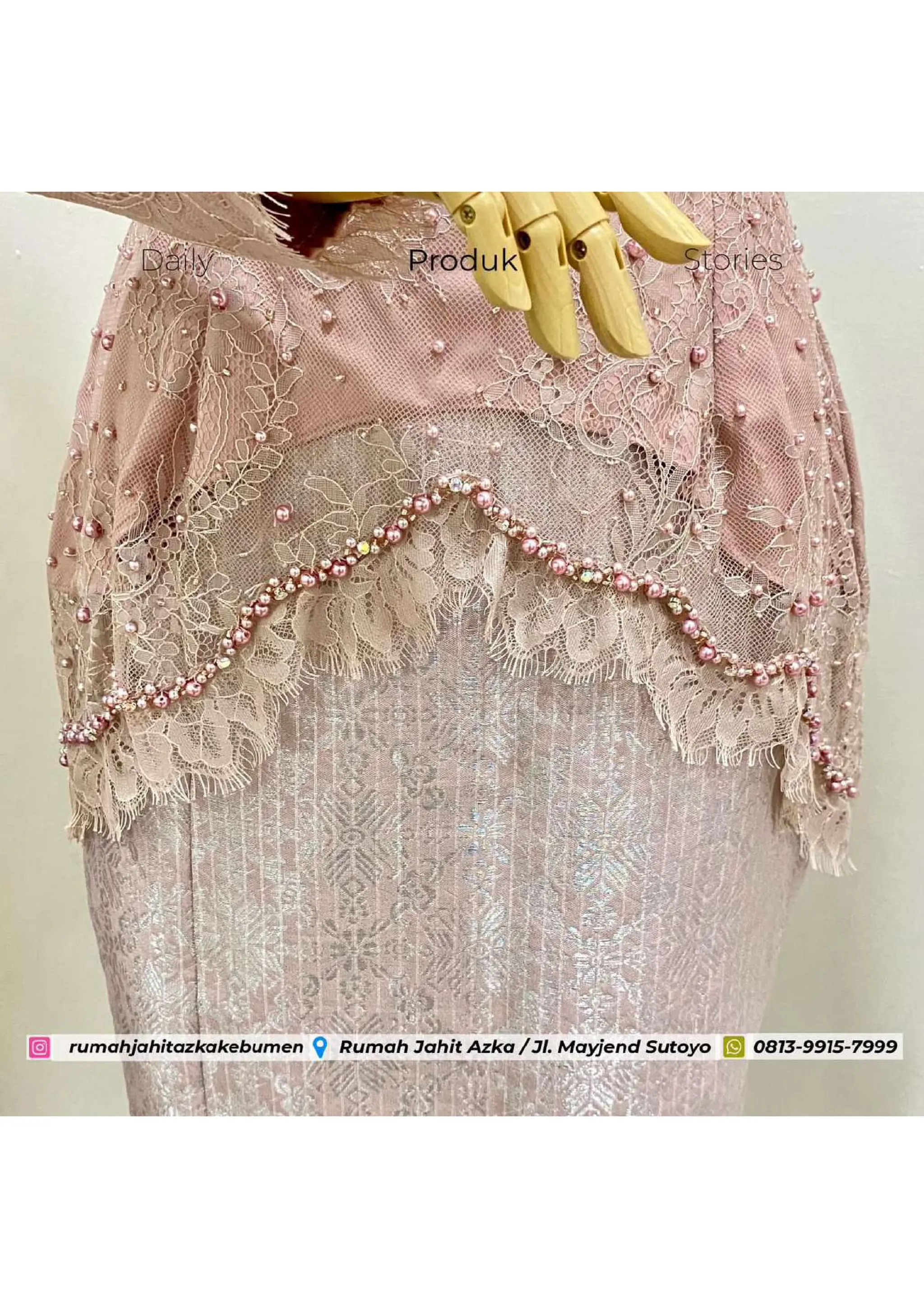 Kebaya Payet Mix Rok Songket by Rumah Jahit Azka | PDF
