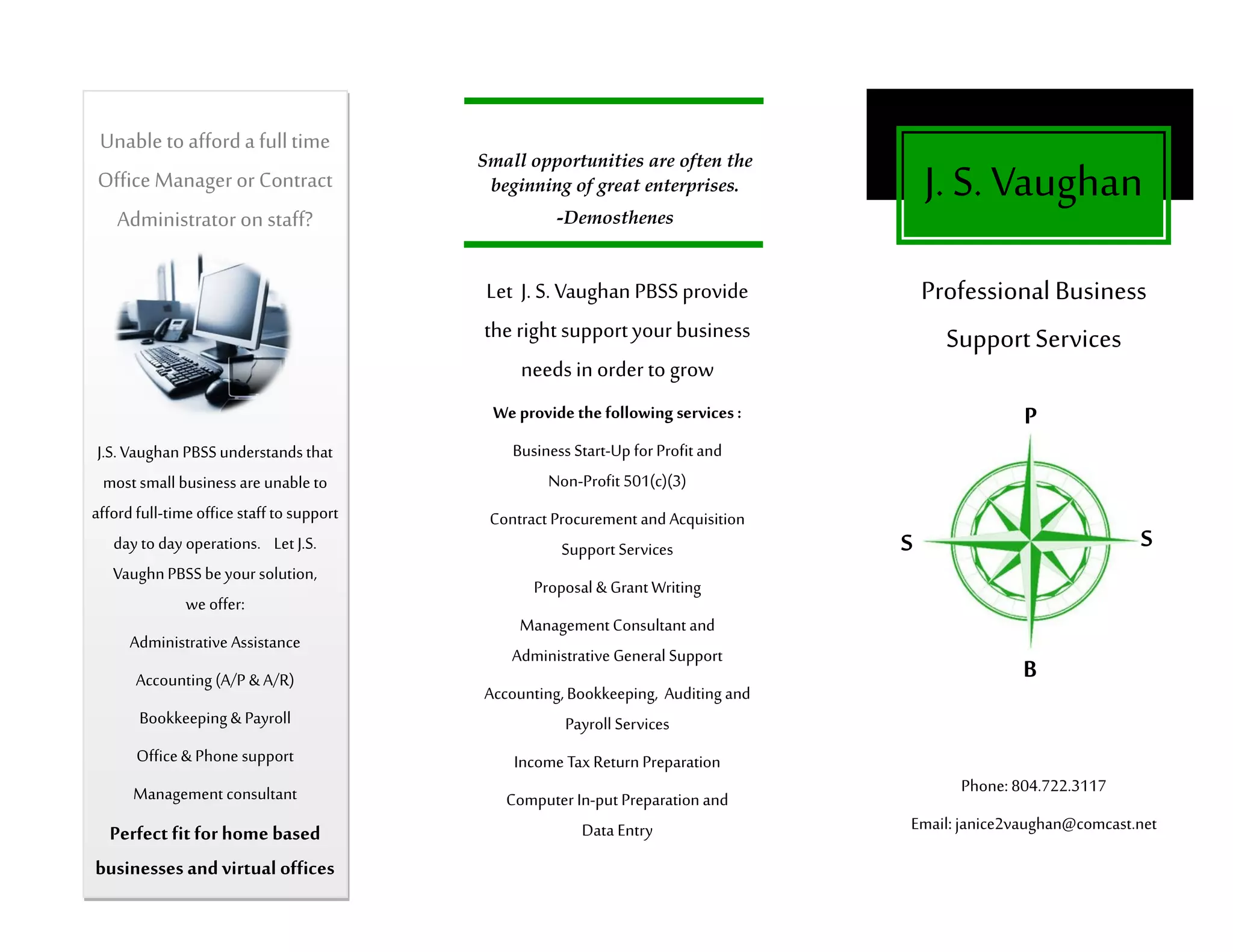 JS Vaughan Brochure | PPT