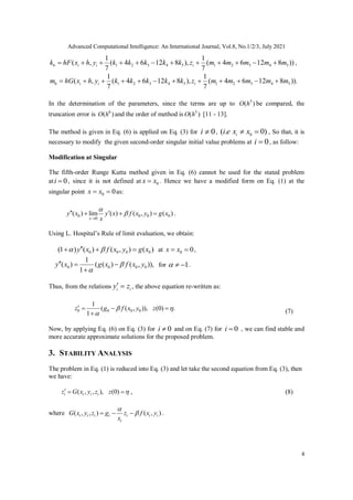 ACCURATE NUMERICAL METHOD FOR SINGULAR INITIAL-VALUE PROBLEMS | PDF