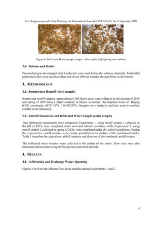 Stormwater Runoff Treatment and Infiltration via Silica-Sand based ...