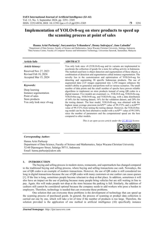 Implementation of YOLOv8-seg on store products to speed up the scanning ...