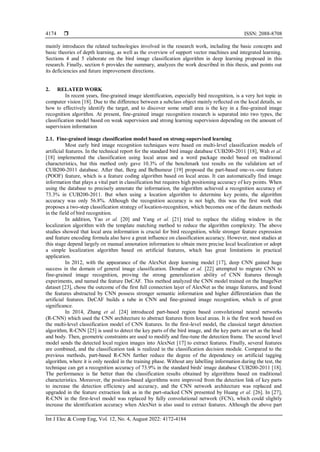 Effective classification of birds’ species based on transfer learning | PDF