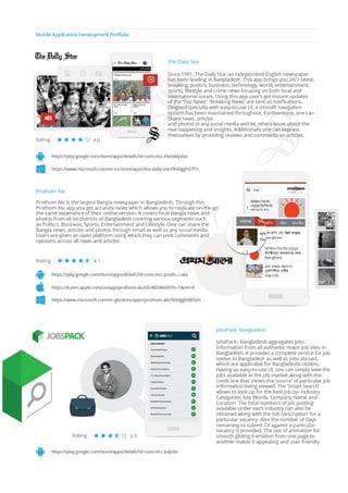 Mobile App Dev Portfolio | PDF