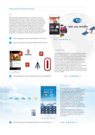 Mobile App Dev Portfolio | PDF