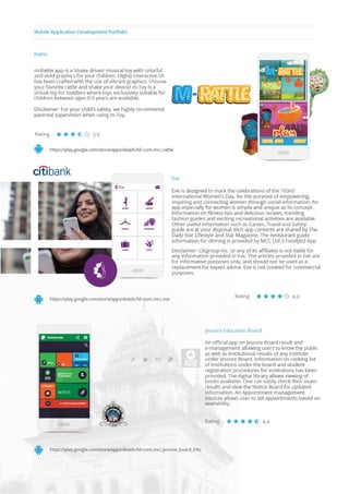 Mobile App Dev Portfolio | PDF