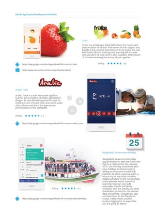 Mobile App Dev Portfolio | PDF