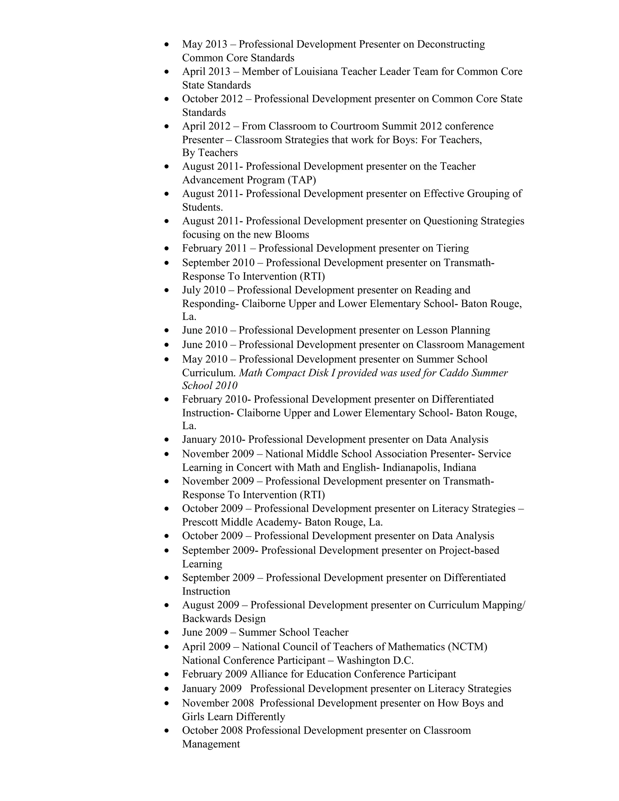 Kenya Claiborne Roberts Resume II | DOC