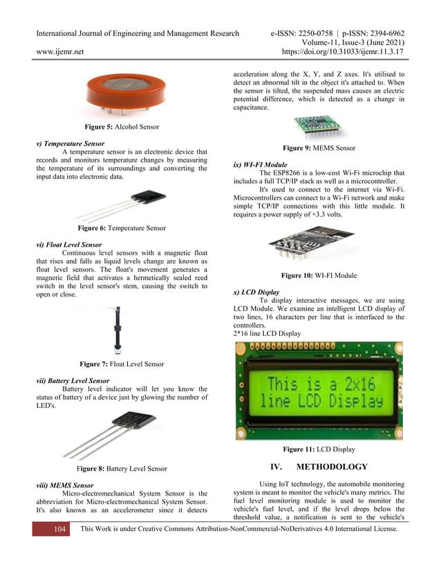 IOT Cloud Based Real Time Automobile Monitoring System | PDF