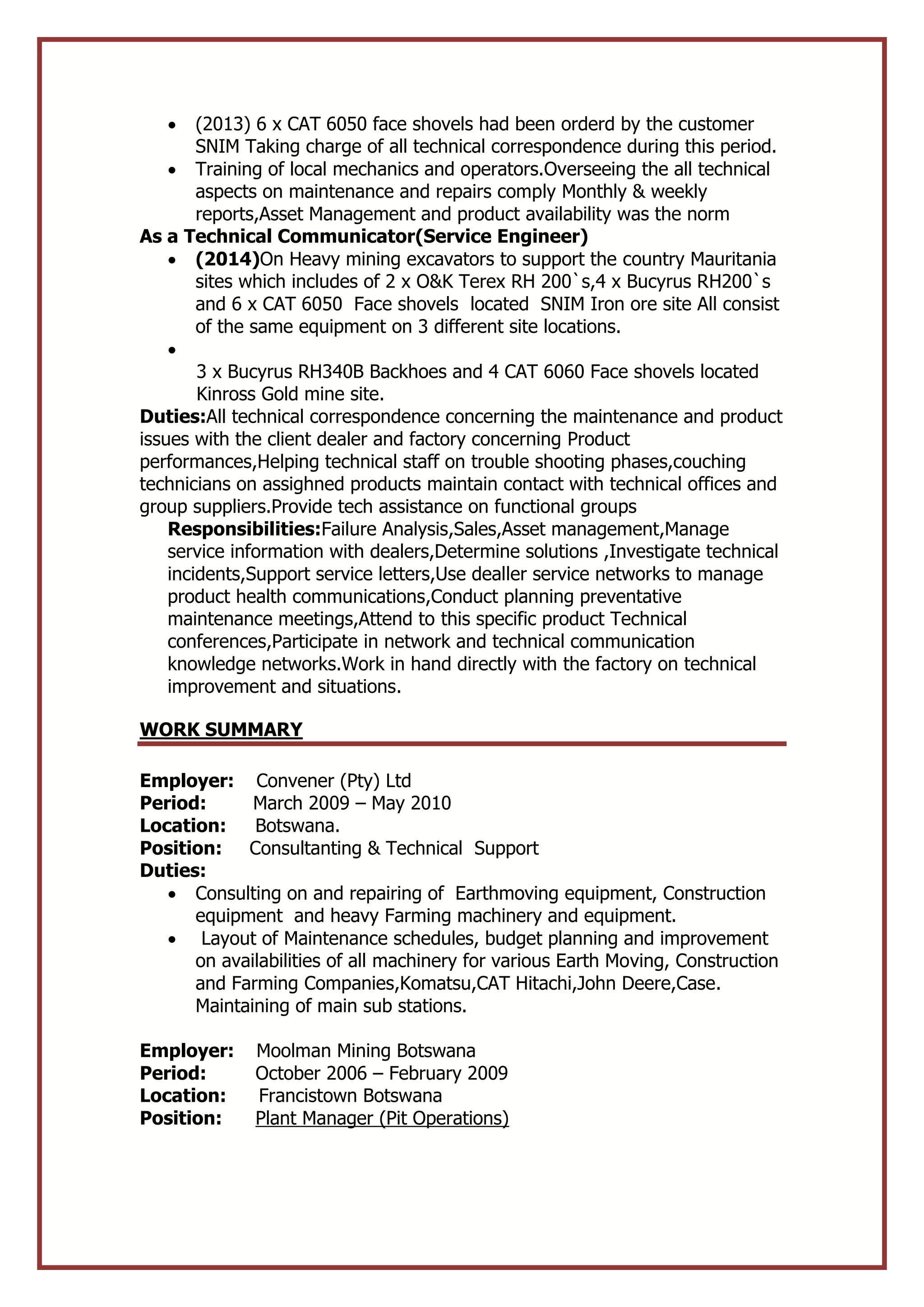 Gerry CV Jan 2015 revised | PDF