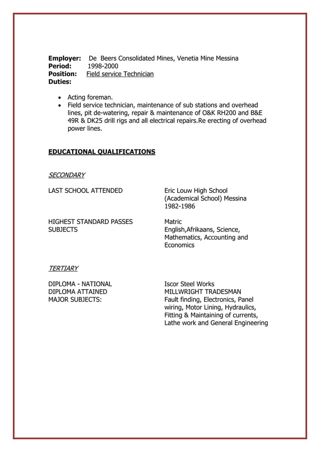 Gerry CV Jan 2015 revised | PDF