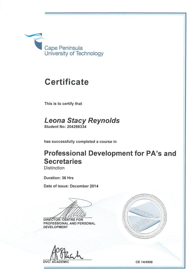 Certificate | PDF