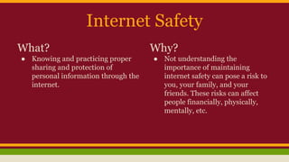 Internet safety Task Overview | PPT
