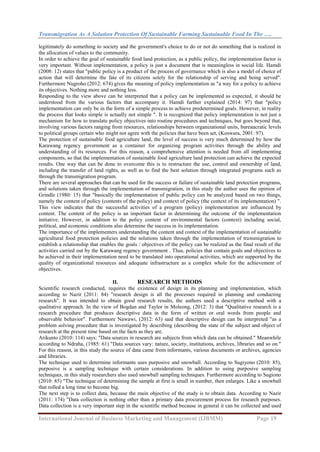 Transmigration As A Solution Protection Of Sustainable Farming ...