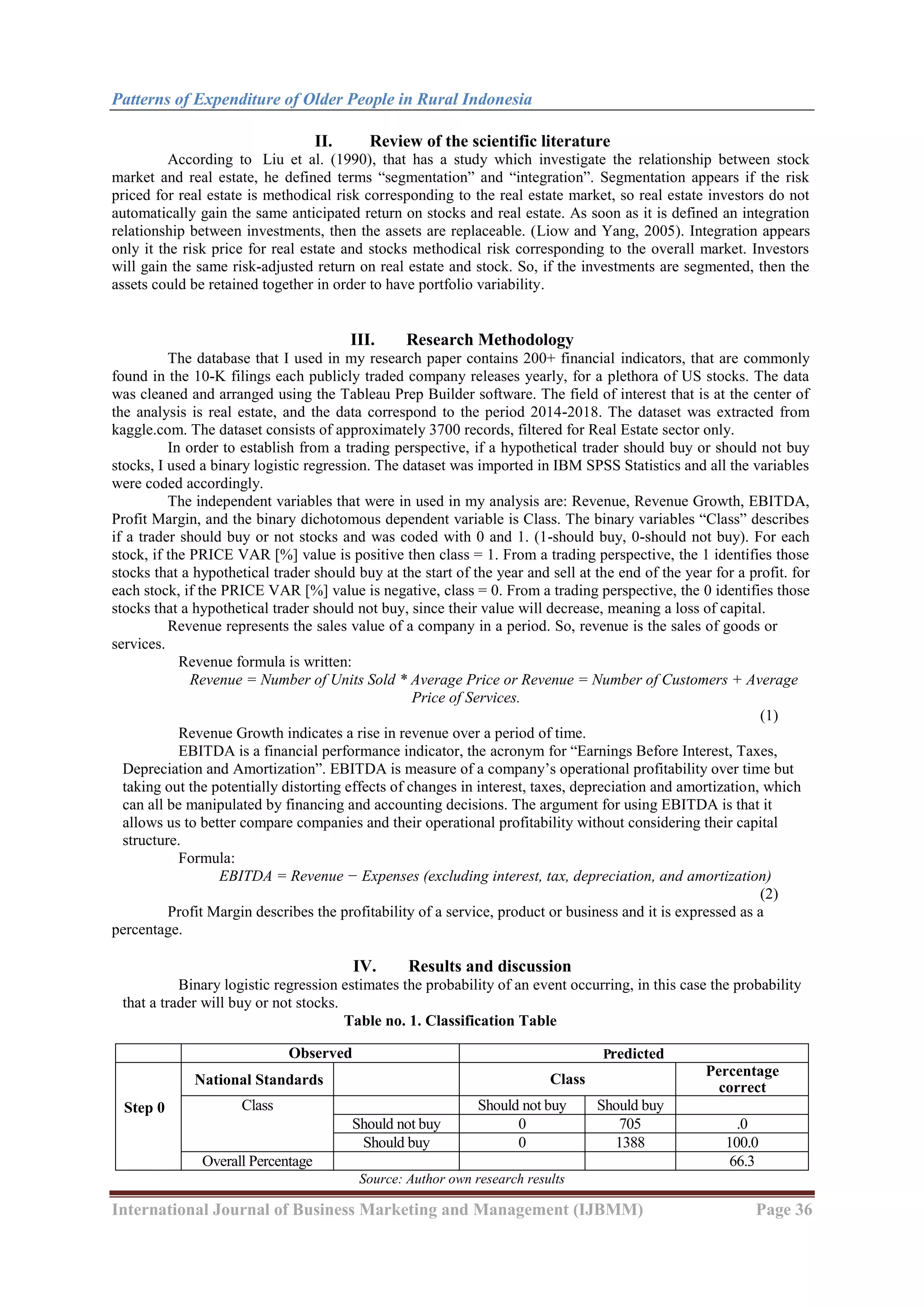 Statistical Analysis of Real Estate Stocks | PDF