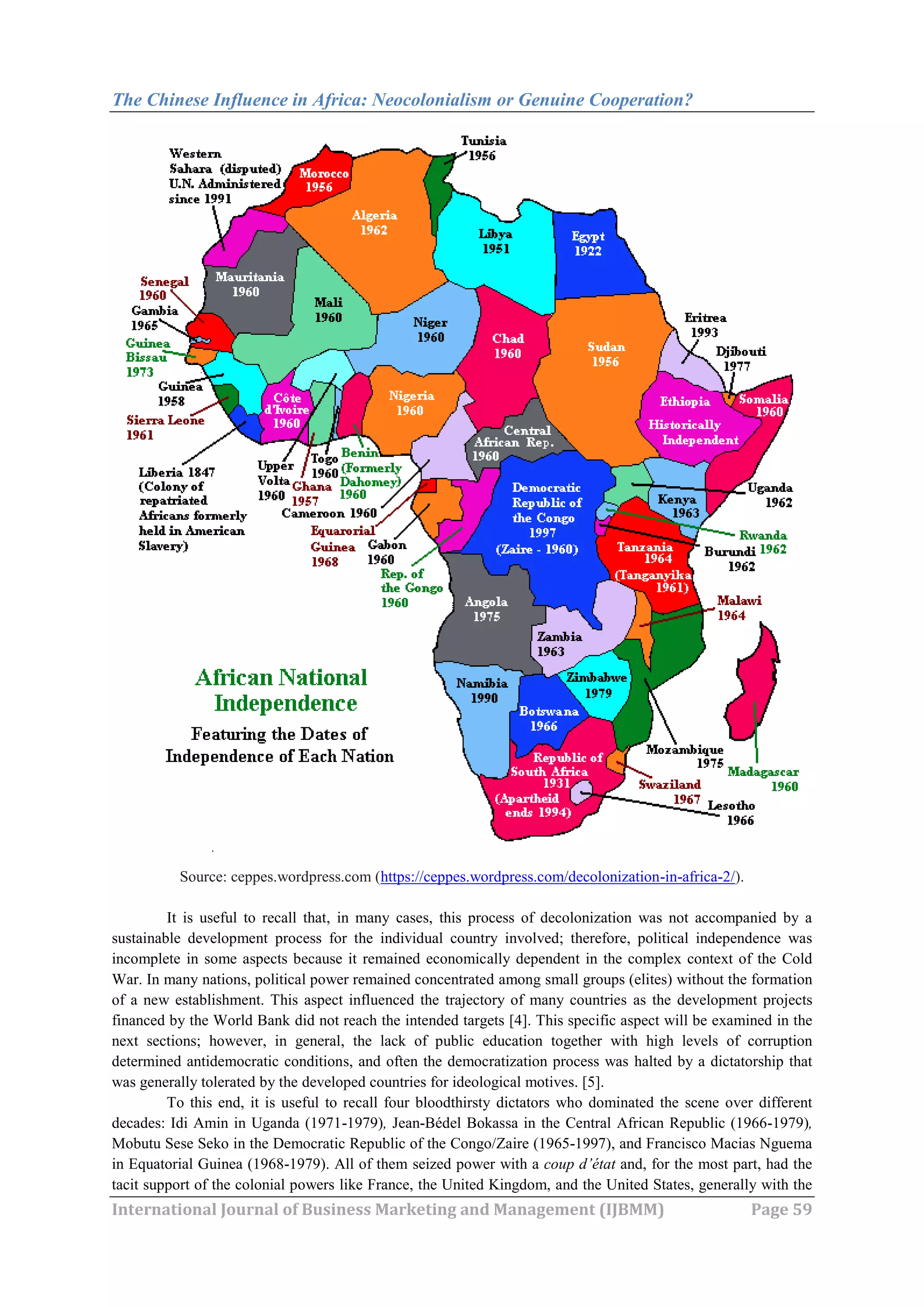 The Chinese Influence in Africa: Neocolonialism or Genuine Cooperation? | PDF