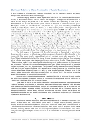 The Chinese Influence in Africa: Neocolonialism or Genuine Cooperation ...