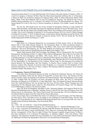 Impact of the Covid-19 Health Crisis on the Indebtedness of Family SMEs ...