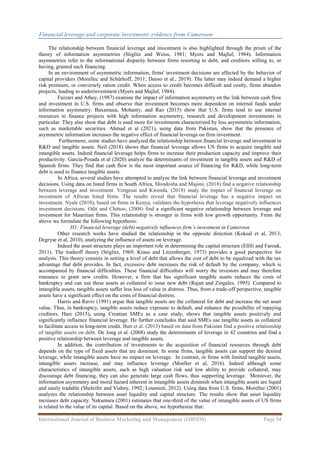 Financial Leverage and Corporate Investment: Evidence from Cameroon | PDF