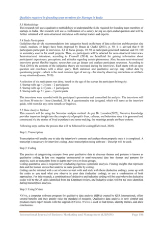 Qualities required in founding team members for Startups in India | PDF