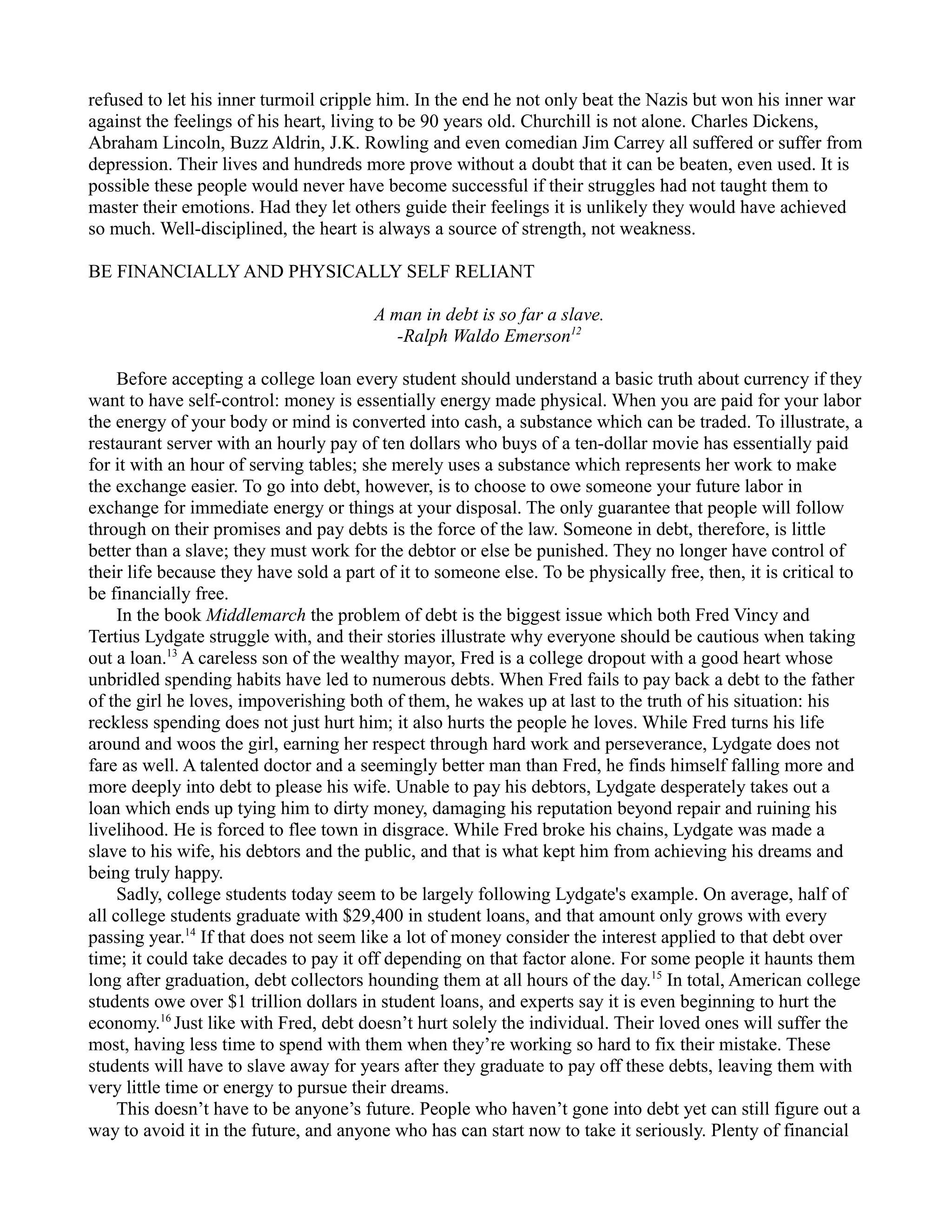 The Importance of Self Control | PDF