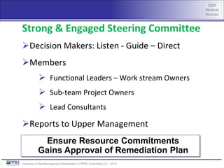 Risk Management Remediation Overview | PPT