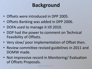 Defence Offsets - Indian Dilemma | PPT