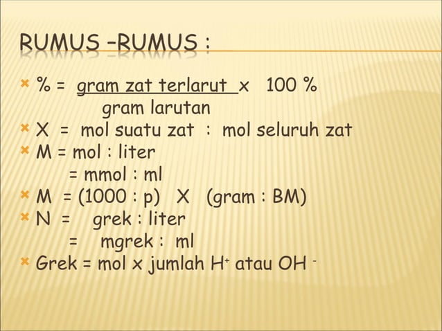 larutan, materi pelajaran kimia kelas XI.ppt
