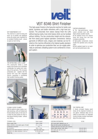 8346 hemdenfinisher 8346_e | PDF | Women\'s Outerwear | Women\'s Clothing