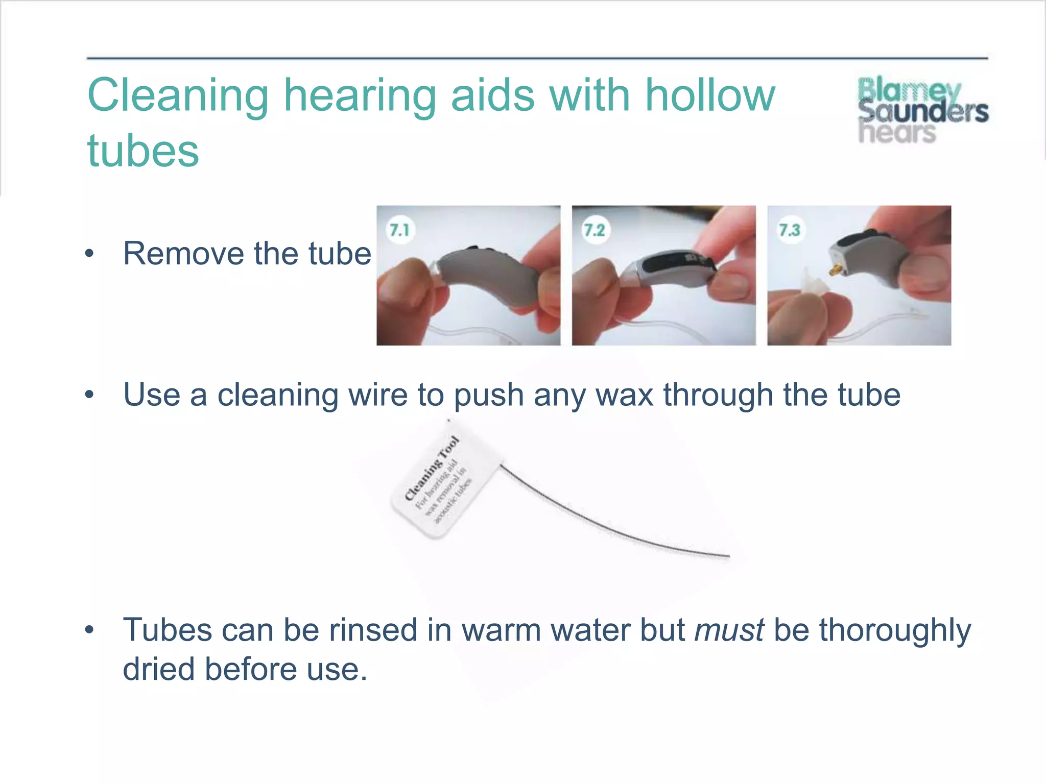 Helping people to use their hearing aids | PPTX