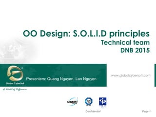 SOLID principles-Present | PPT | Programming Languages | Computing