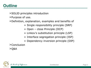 SOLID principles-Present | PPT | Programming Languages | Computing