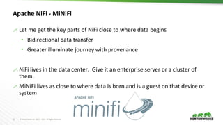 Connecting the Drops with Apache NiFi & Apache MiNiFi | PPT