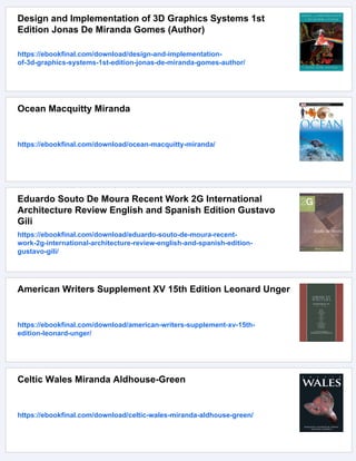 Tubular Structures XV Eduardo De Miranda Batista | PDF