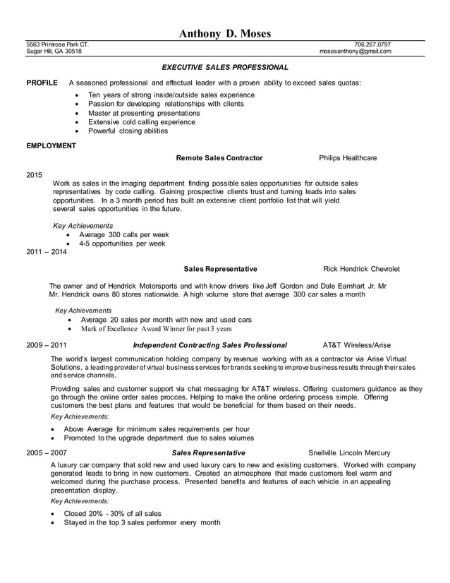 Anthony D Resume 4 | PDF