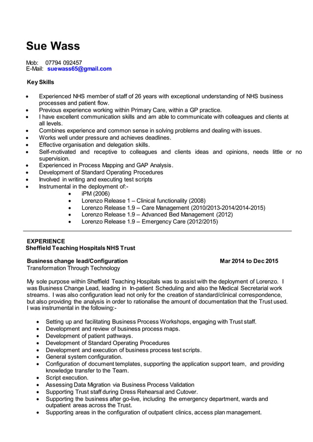 sue wass V2.0 | PDF
