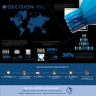 Decision Inc Brochure Information Management Solutions | PDF