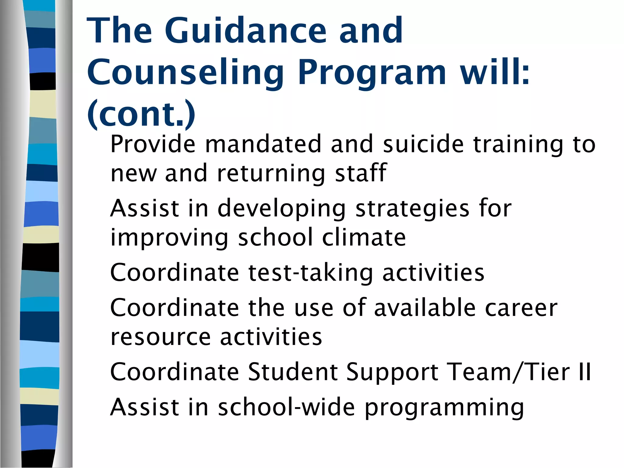 Guidance and Counseling Services ppt | PPT