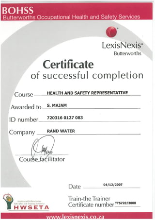 2007 Lexixnexis SHE Rep | PDF