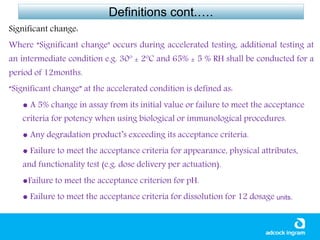 Over View Of Stability Studies | PPT