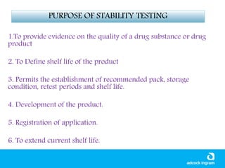 Over View Of Stability Studies | PPT