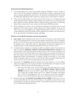 Phil 2YY3 Syllabus (1) | PDF