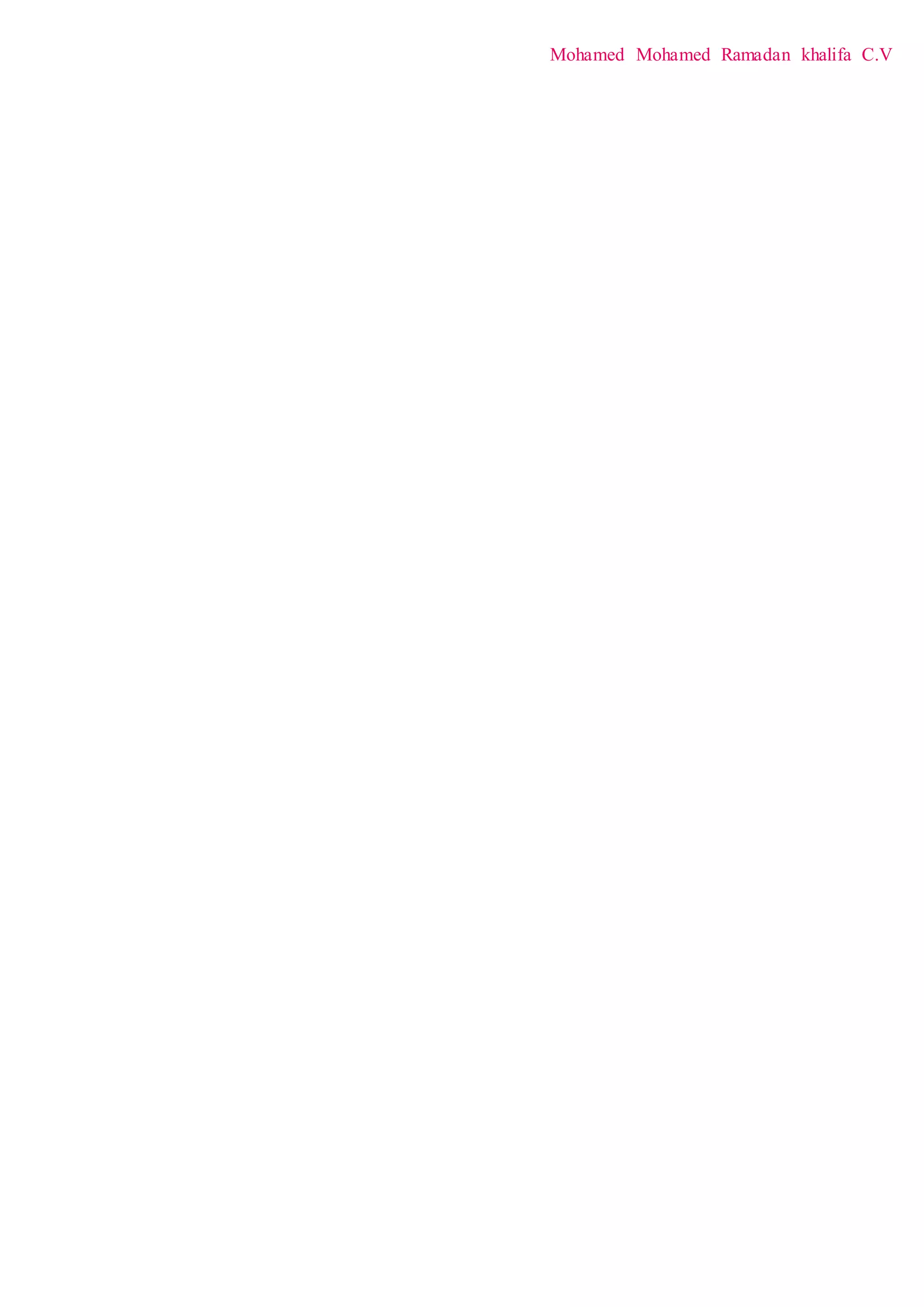 Mohamed Mohamed Ramadan Khalifa | DOCX