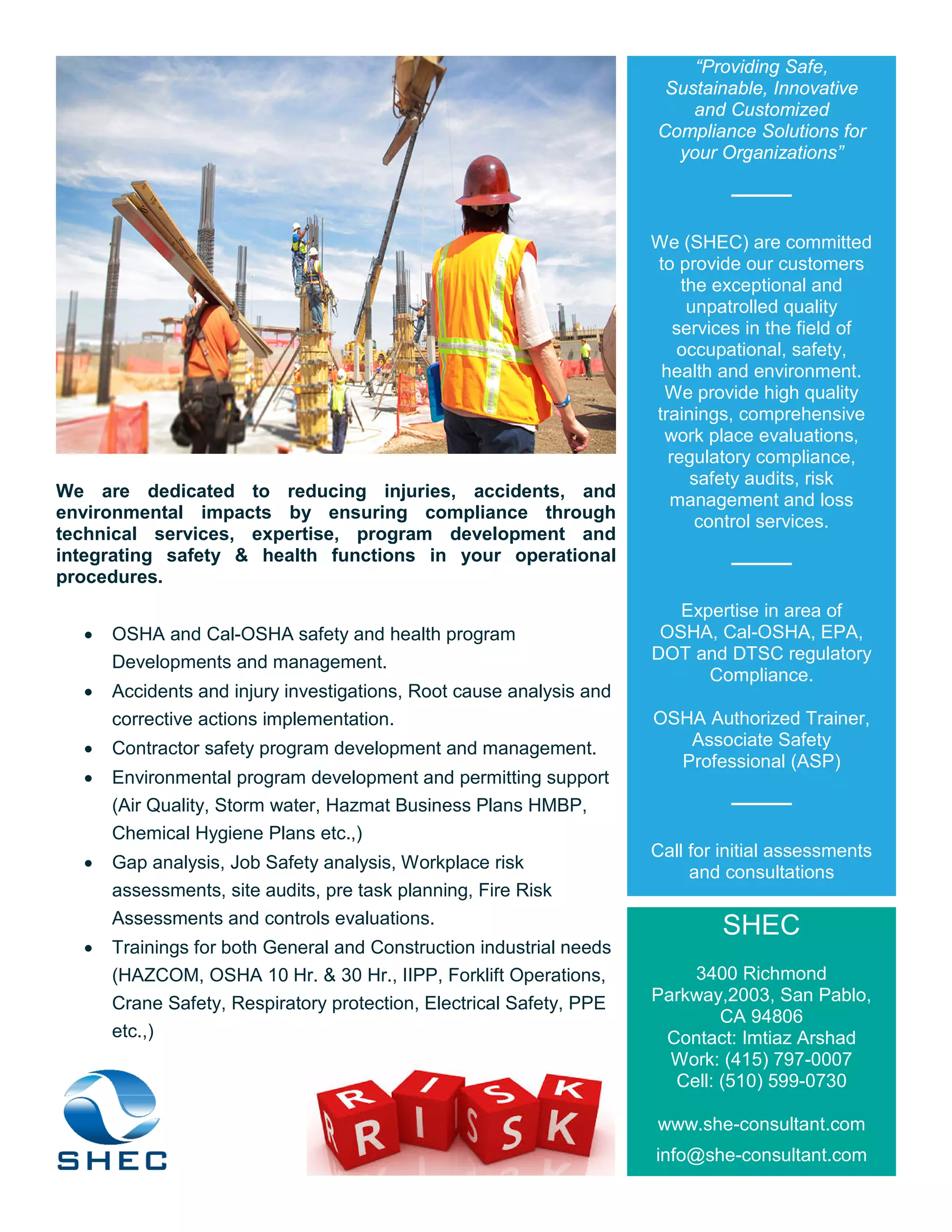 SHEC Flyer | PDF | Environmental Services Industry | Industries