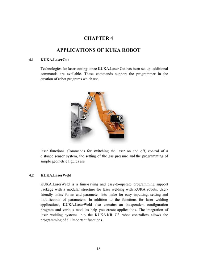 WORKING AND PROGRAMMING OF KUKA ROBOT | PDF | Robotics | Technology & Computing