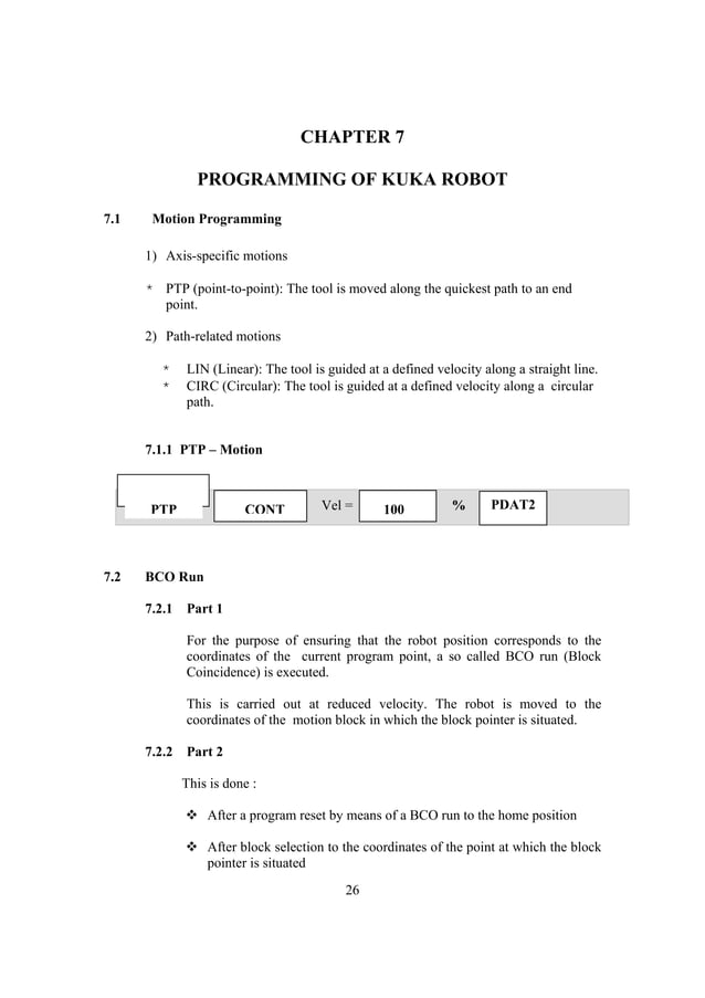 WORKING AND PROGRAMMING OF KUKA ROBOT | PDF | Robotics | Technology ...