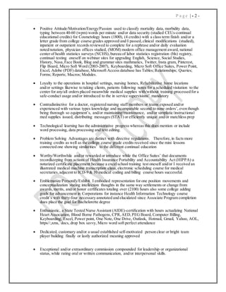 Resume 7 resume2-day | PDF