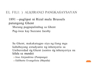 Kaligiran Pangkasaysayan , El Filibusterismo.pptx