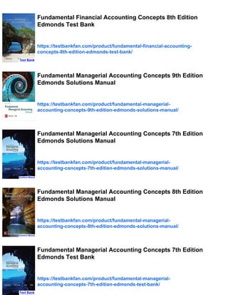 Fundamental Financial Accounting Concepts 10th Edition Edmonds ...