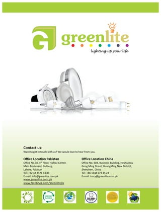 Greenlite Catalog | PDF