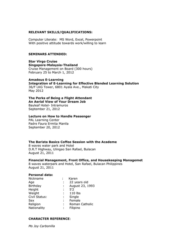 KAREN-RESUME | DOC | Professional School | Postgraduate Education